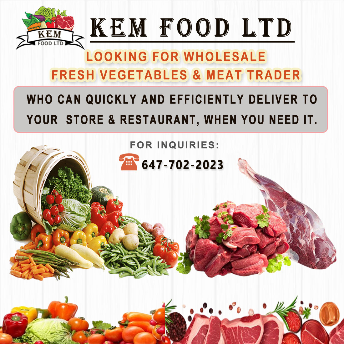 Fresh Vegetable & Meat Trader
